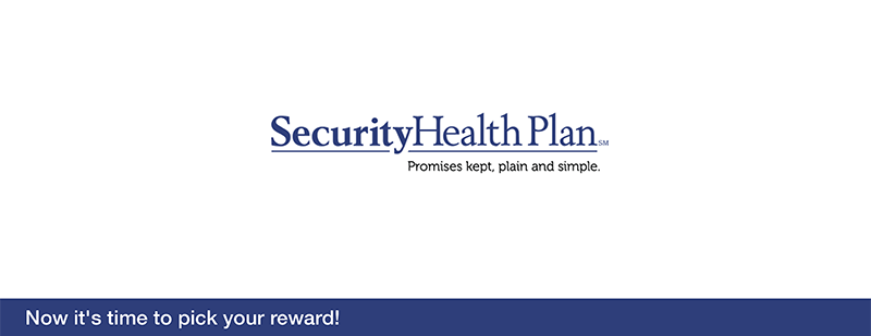 Security Health Plan Rewards Redemption Center